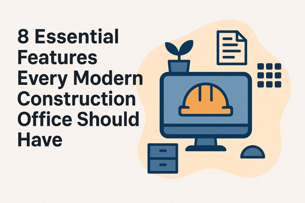 8 Essential Features Every Modern Construction Office Should Have